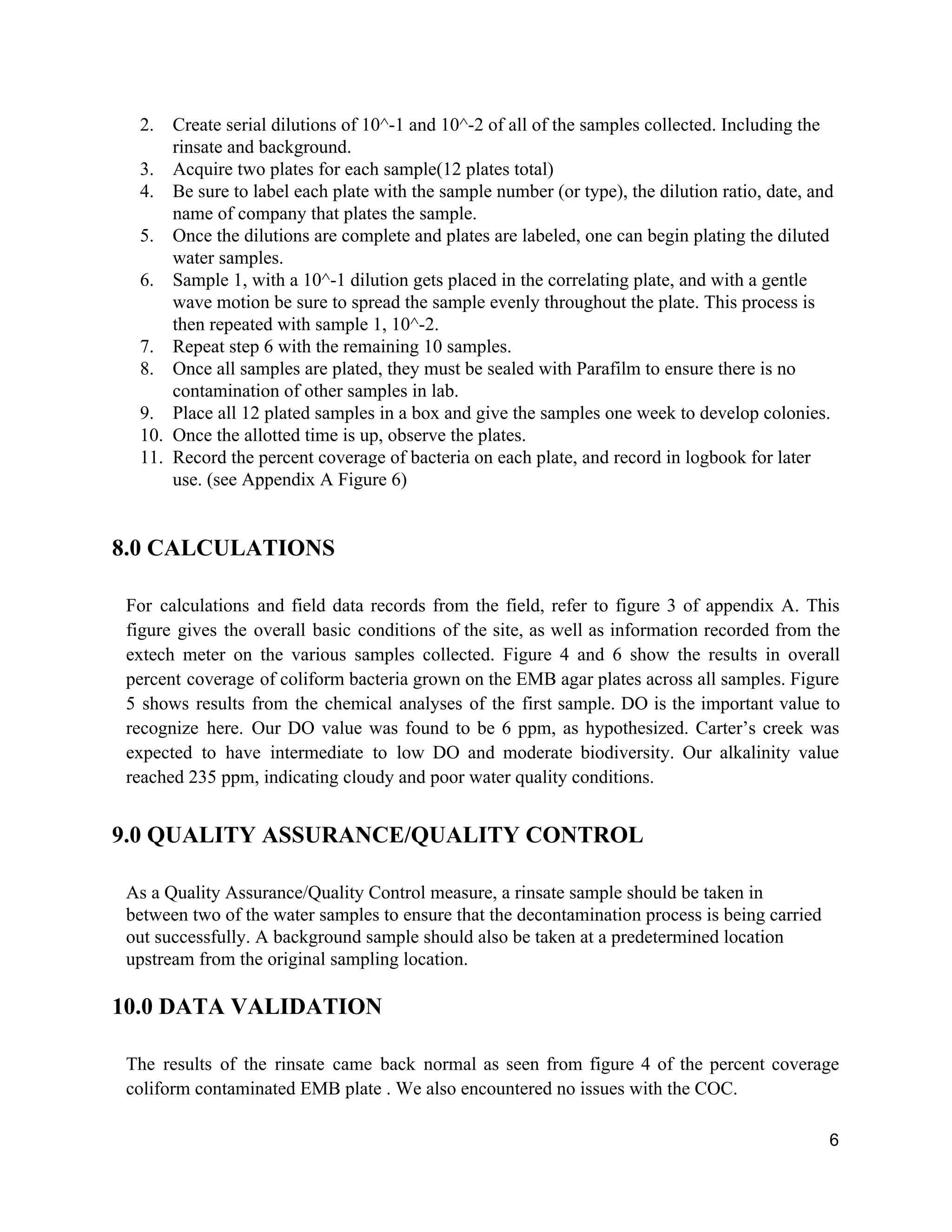 WaterSamplingSOP (1) | PDF