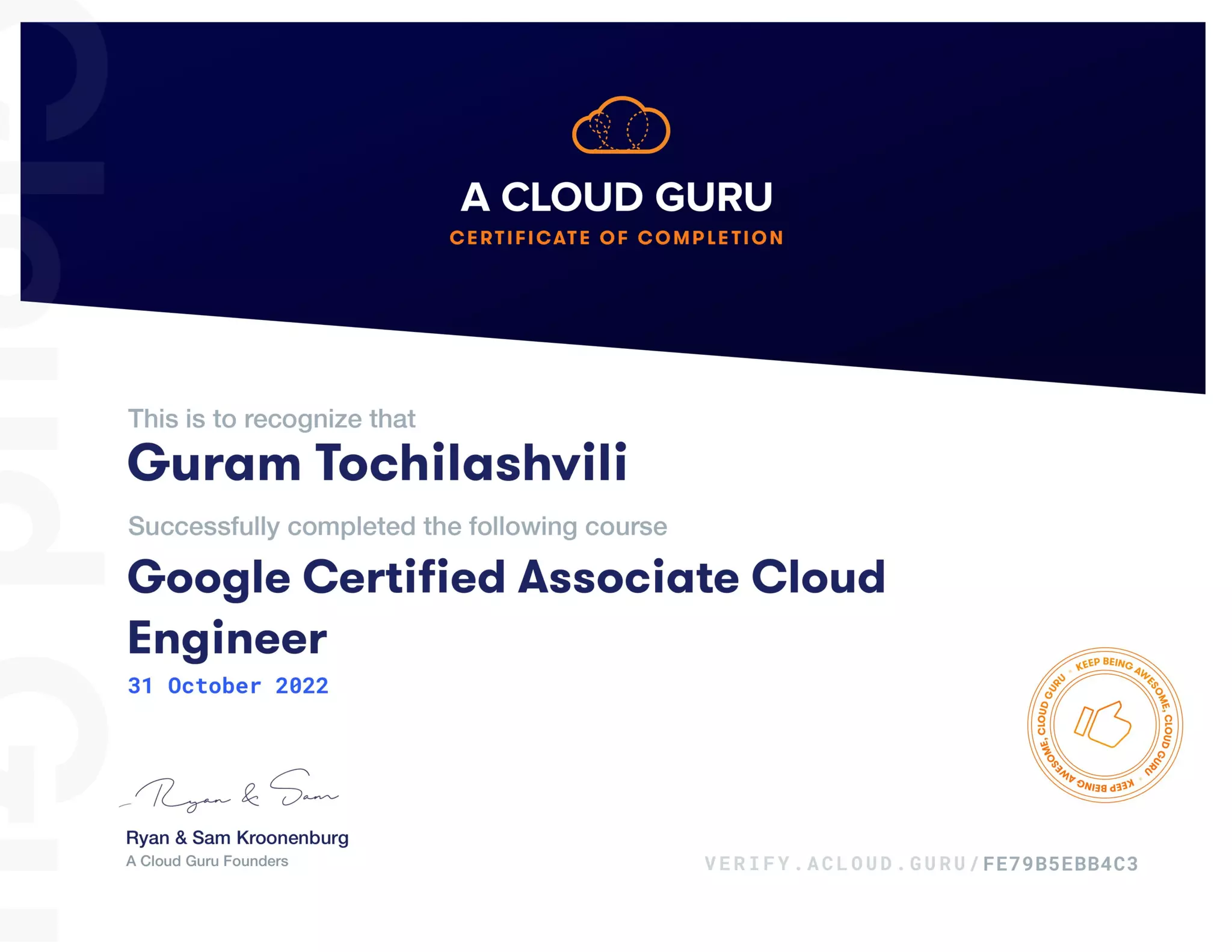 Google Certified Associate Cloud Engineer | PDF