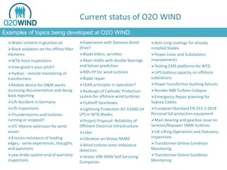Current Status of O2O WIND | PDF | Power and Energy Industry | Industries