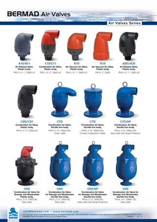 eyalBermad Air Valves Brochure 2013 | PDF
