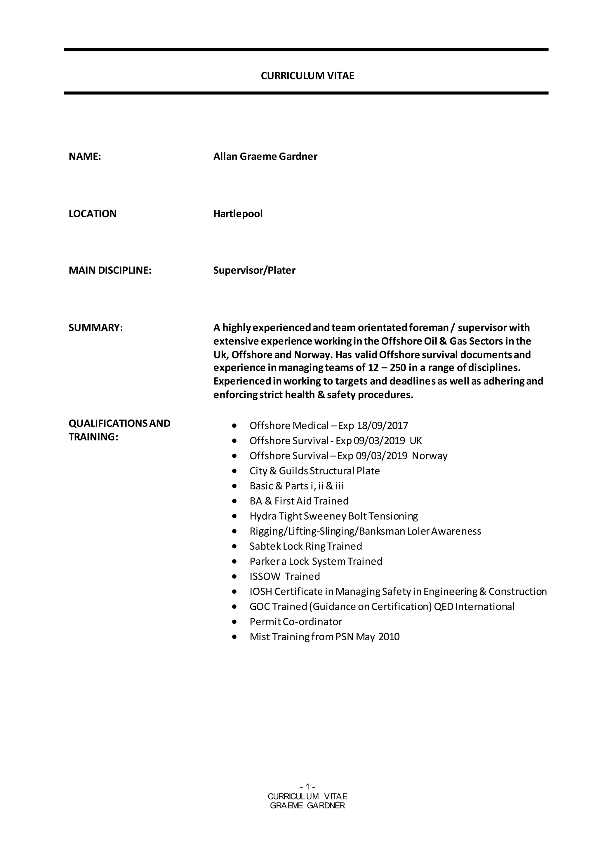 CURRICULUM VITAE 2015 GG | PDF