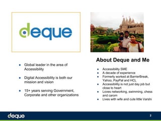 StartUpSaturday_Deque | PPT