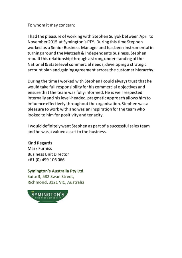 Mark Furniss Note | DOCX