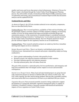 CALIFORNIA’S LEVEE EVALUATIONS PROGRAM | PDF | Civil Engineering ...