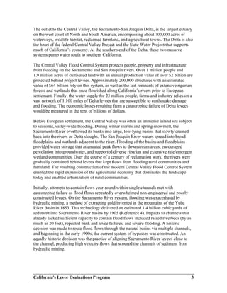 CALIFORNIA’S LEVEE EVALUATIONS PROGRAM | PDF
