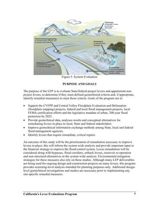 CALIFORNIA’S LEVEE EVALUATIONS PROGRAM | PDF