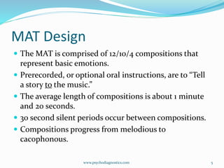 MAT Short Neuro Version | PPTX | Mental Health | Diseases and Conditions