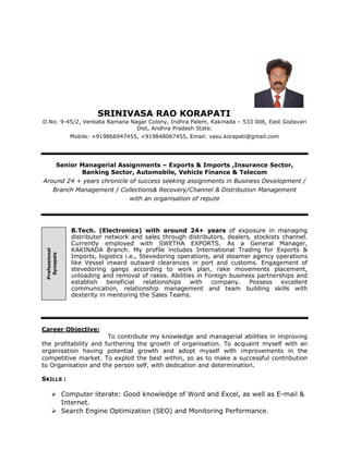 Vasu Resume latest | PDF