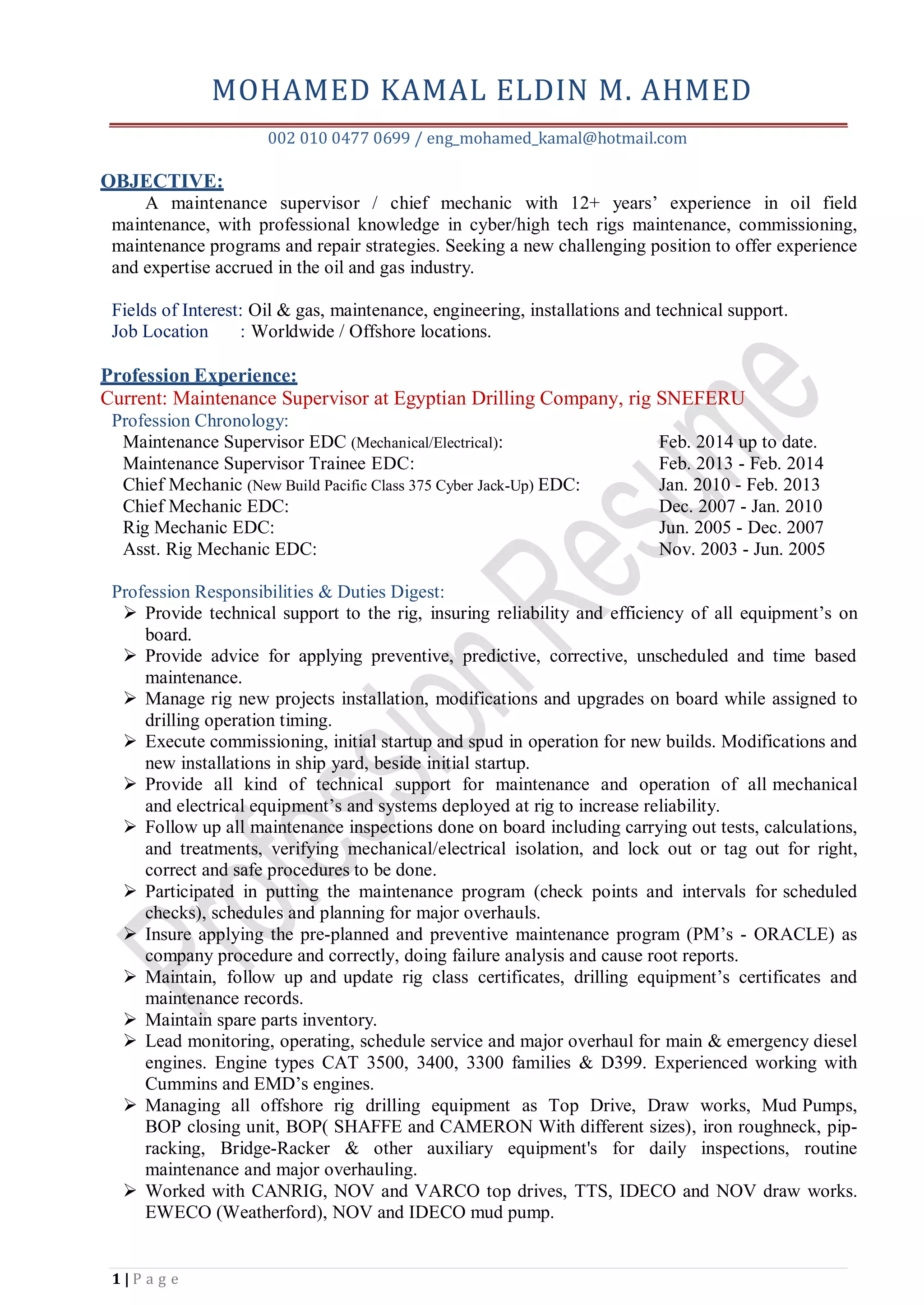 Mohamed Kamal - Jun2015 | PDF