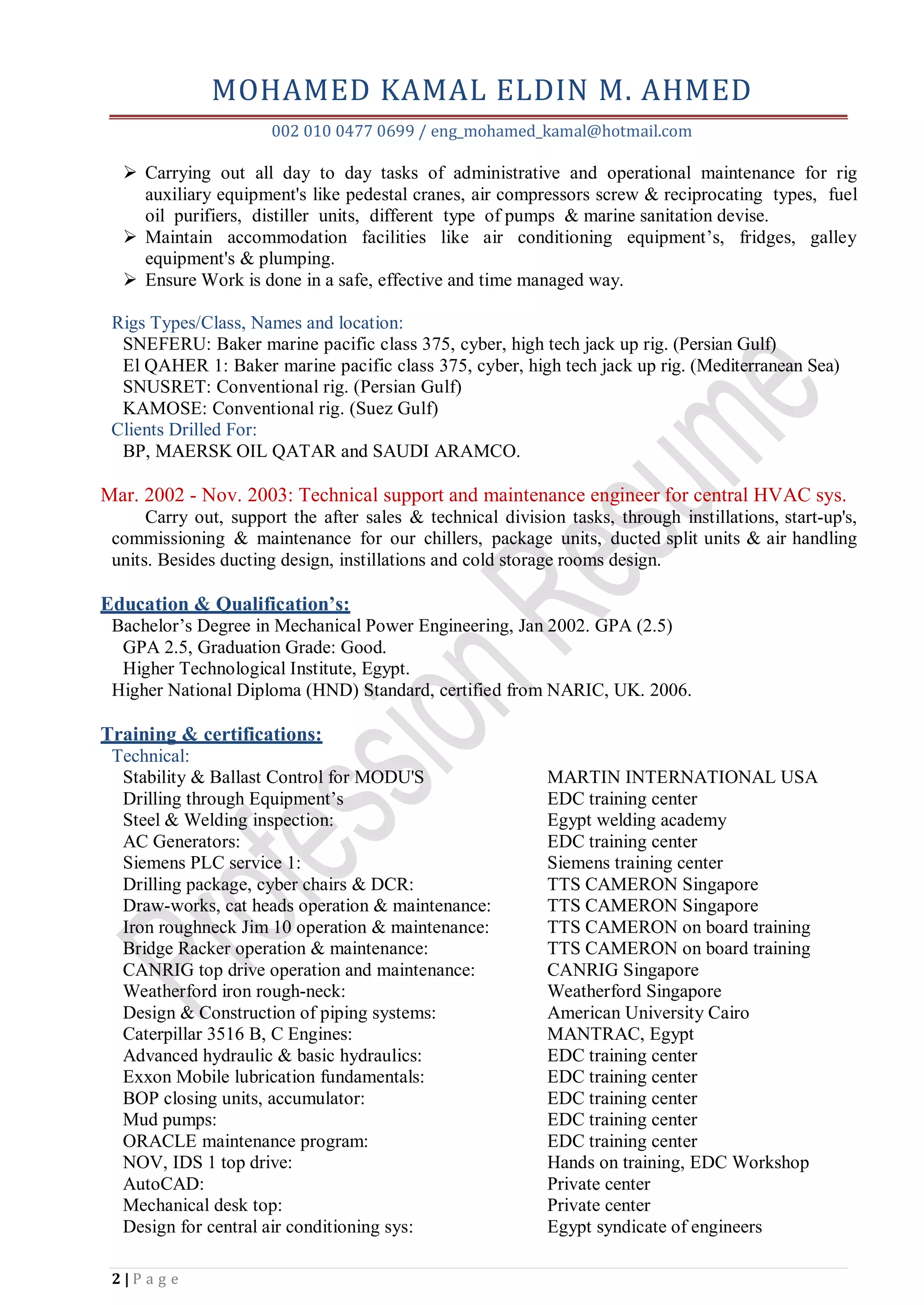 Mohamed Kamal - Jun2015 | PDF