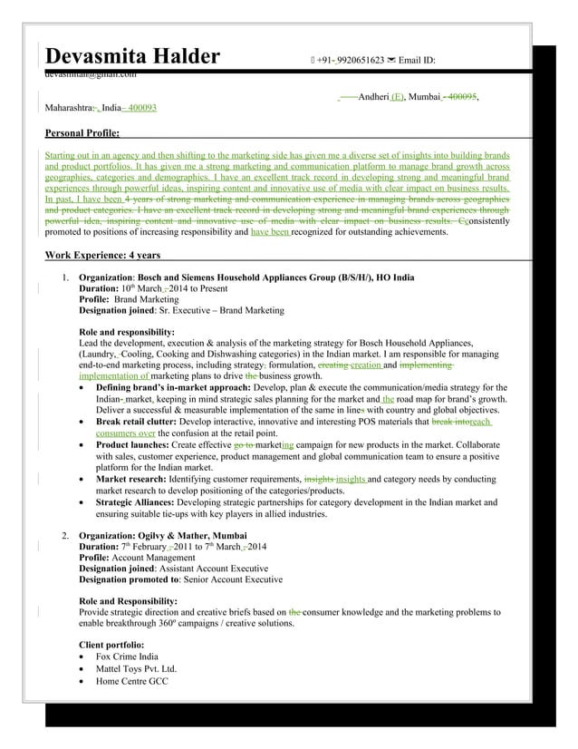 Devasmita_HalderCV | PDF
