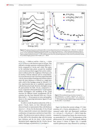 Quantum confinement- In2Se3 | PDF