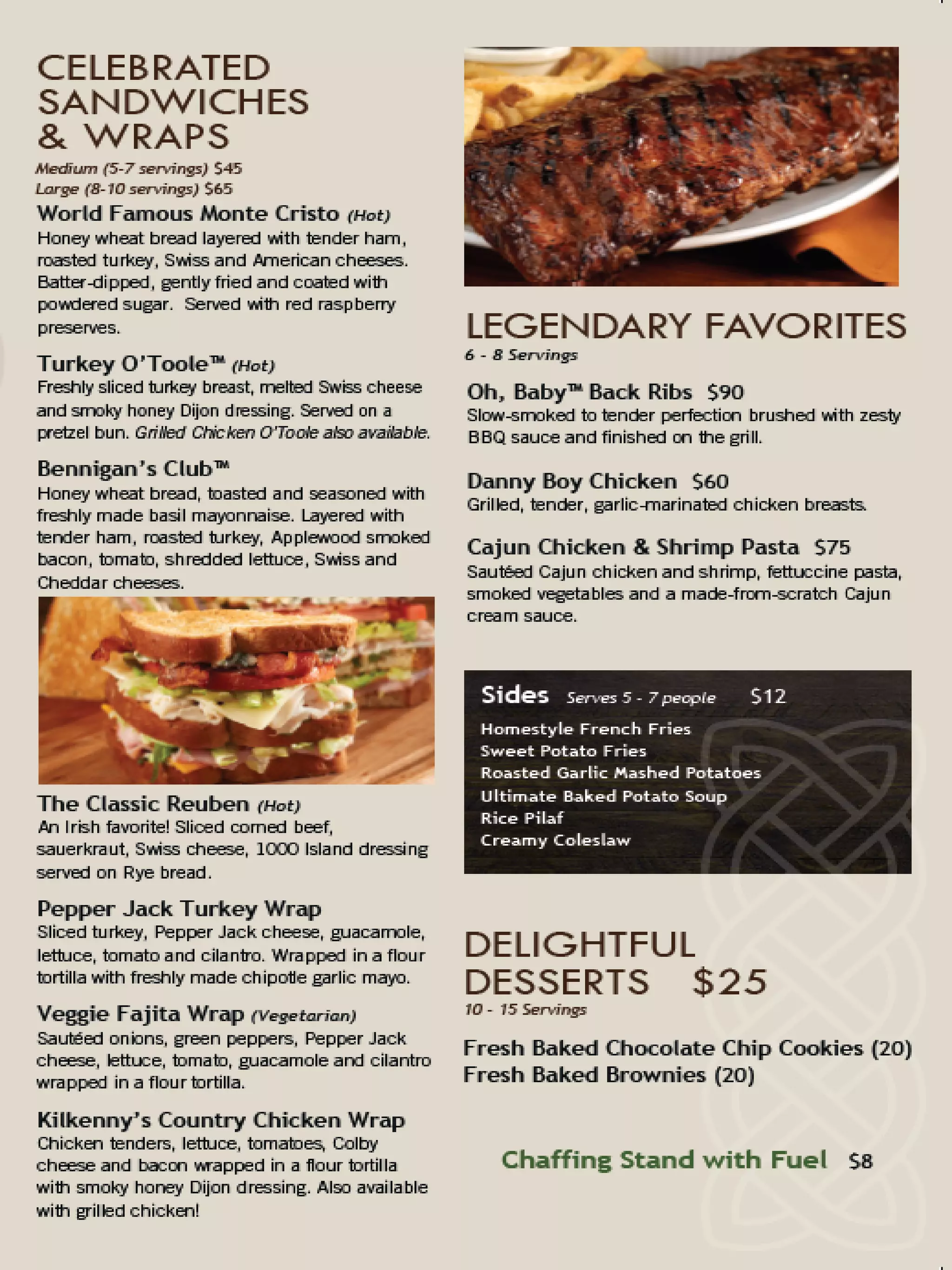 CATERING MENU | PDF