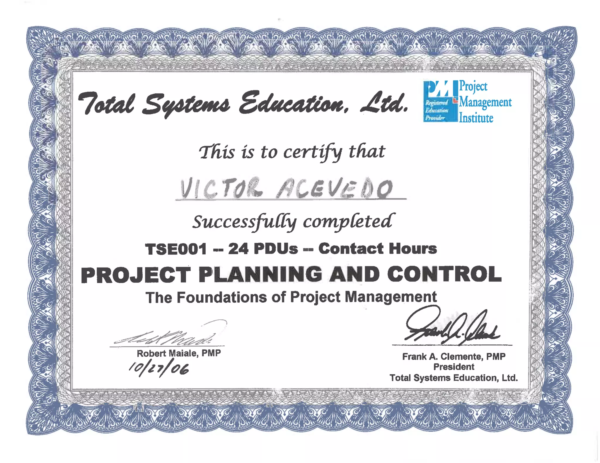 PMI - Project Planning | PDF