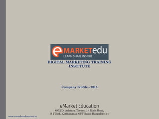 eMarket Education Company Profile | PDF