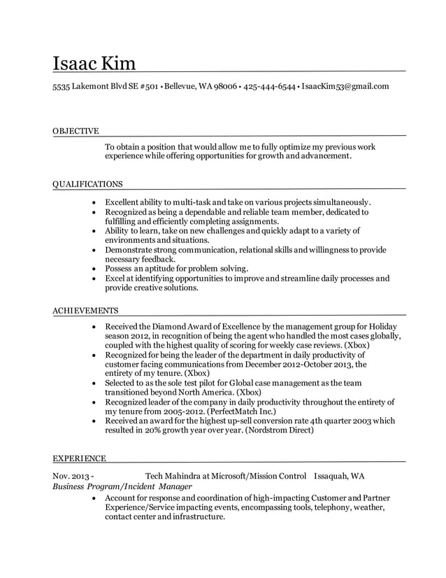 IsaacKimresume | PDF