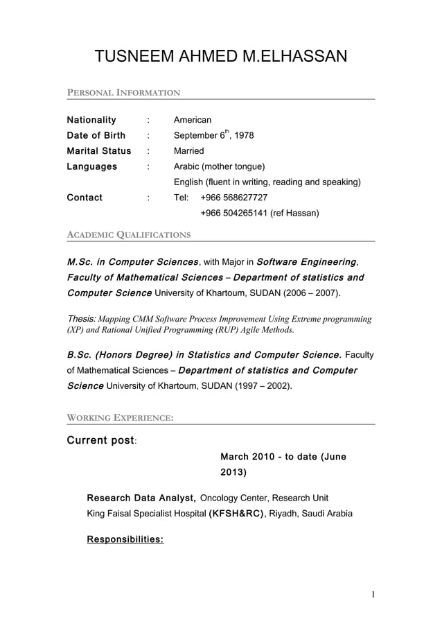 Tusneem_Ahmed_Resume | PDF