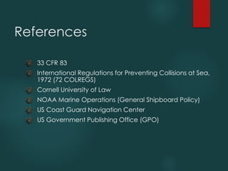 Navigation Rules1-5 | PDF