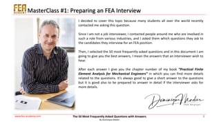 FEA Academy MasterClass - Preparing an FEA Interview.pdf