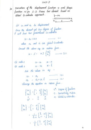 Finite Element Analysis Lecture Notes Anna University 2013 Regulation | PDF