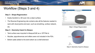 FEA Based Level 3 Assessment of Deformed Tanks | PPT