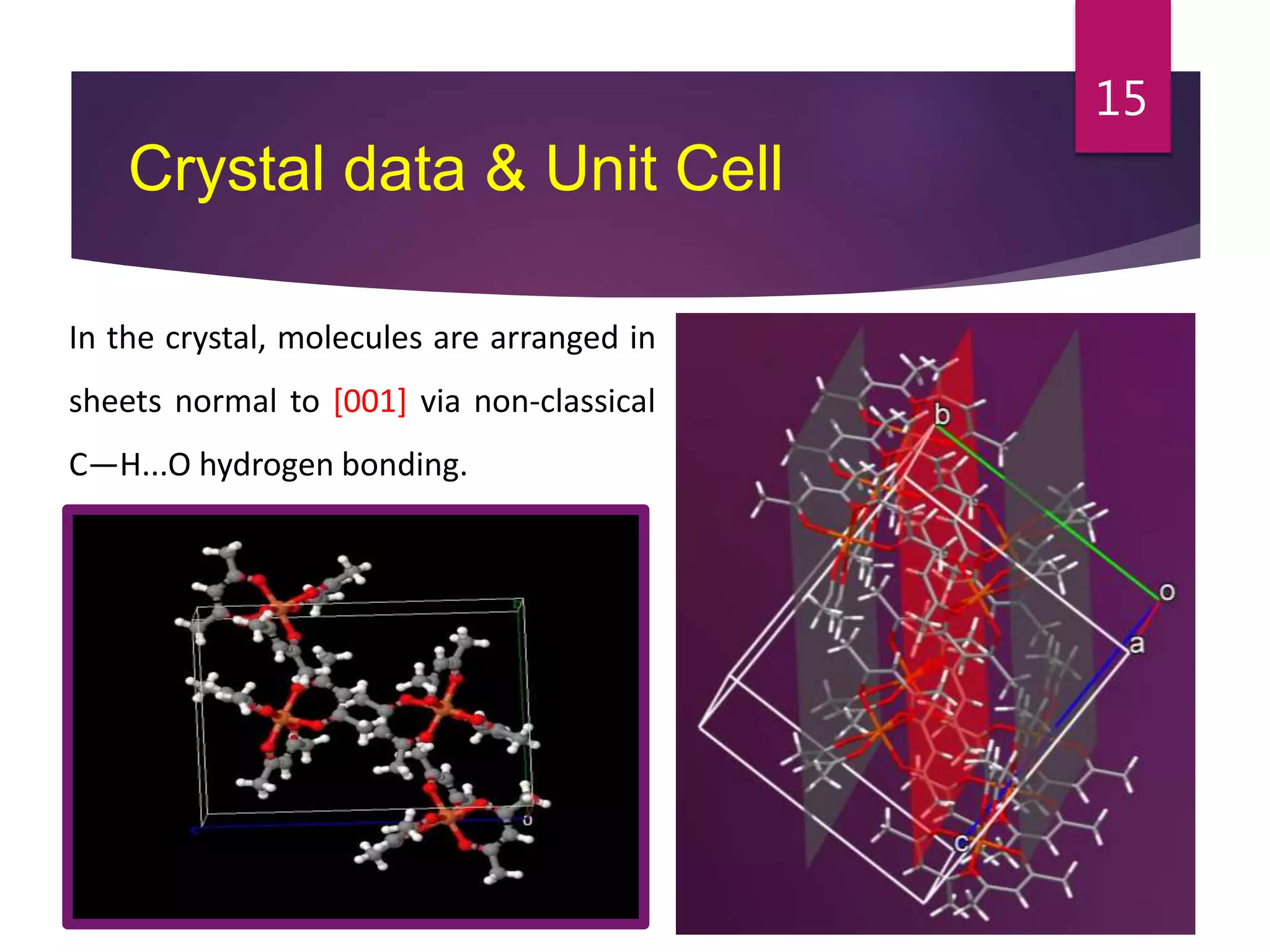 Crystal structure of a third polymorph of tris(acetylaceton)iron(III) | PPTX