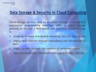 Analysis-of-Security-Algorithms-in-Cloud-Computing [Autosaved] | PPTX