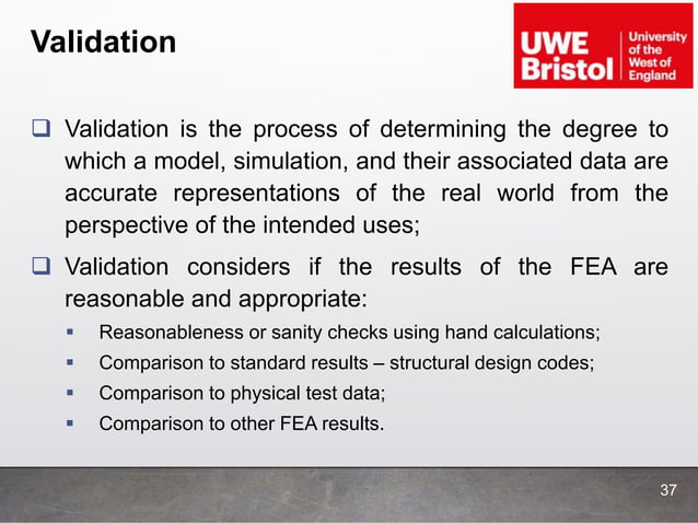 FEA good practices presentation | PPTX