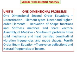 Finite Element Analysis -Dr.P.Parandaman | PPSX