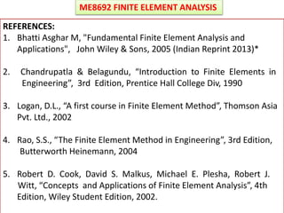 Finite Element Analysis -Dr.P.Parandaman | PPSX