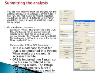 FEA intro patran_nastran | PPT