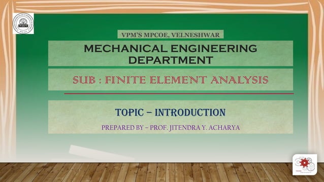 FEA_Finite Element Anlysis Basics 2.pptx