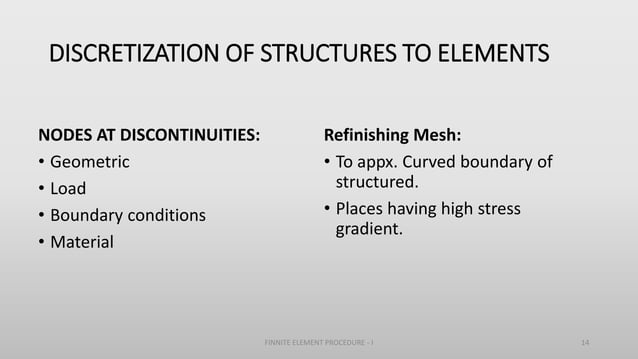 FEA MESH QUALITY PARAMETER | PPTX | Technology & Computing