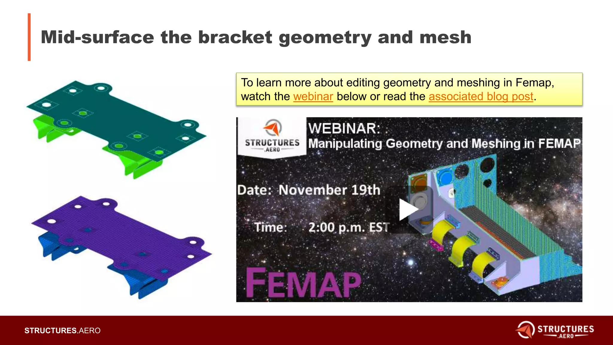 Fea Modeling from Start to Finish Webinar Slides | PPTX