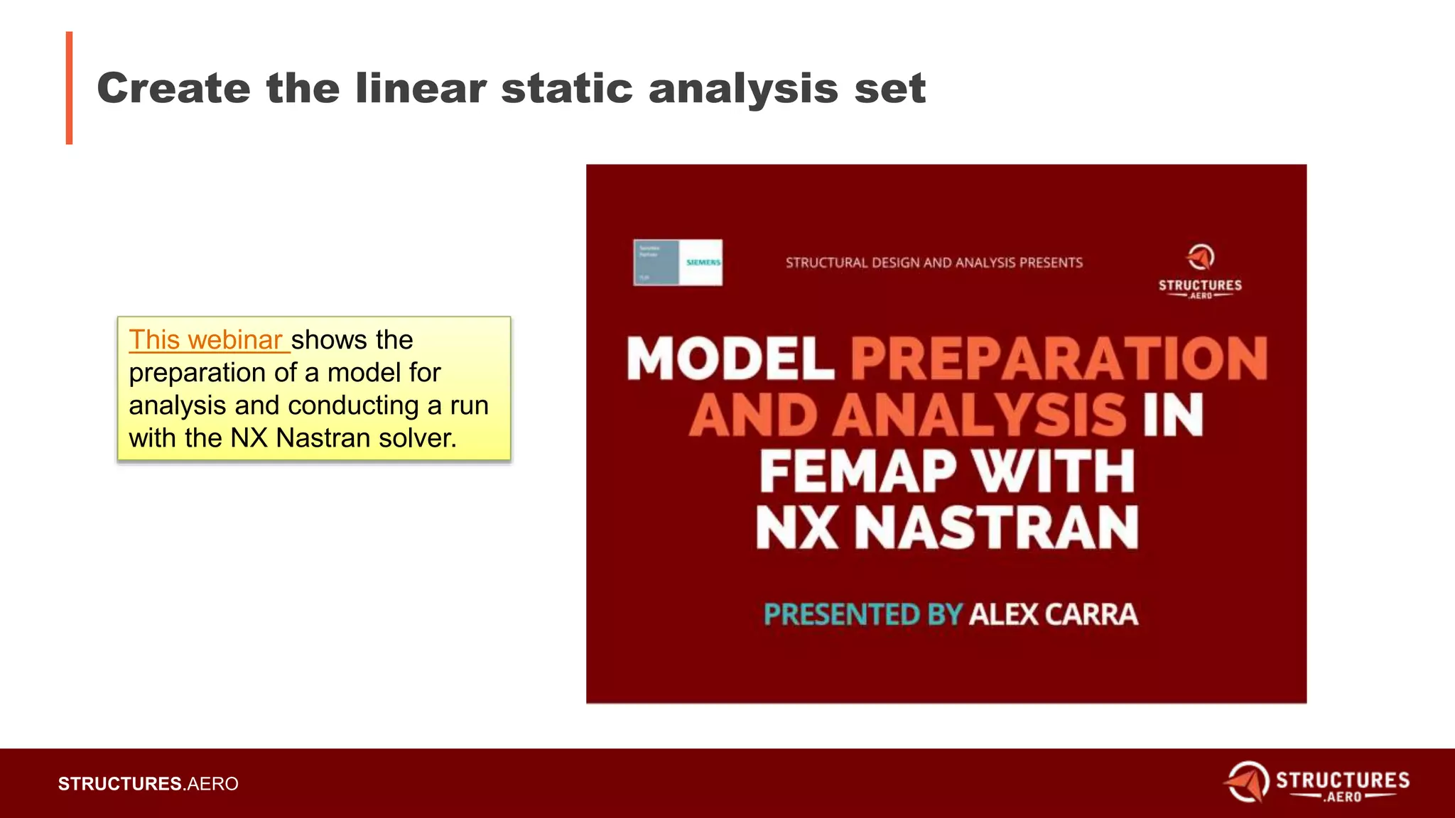Fea Modeling from Start to Finish Webinar Slides | PPTX