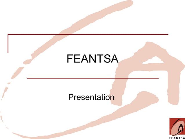 Feantsa Presentation | PPT | Non-Profit Organizations | Industries