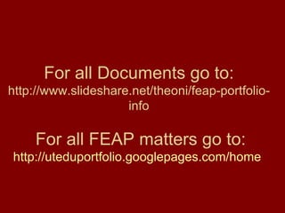 Feap Set Up | PPT