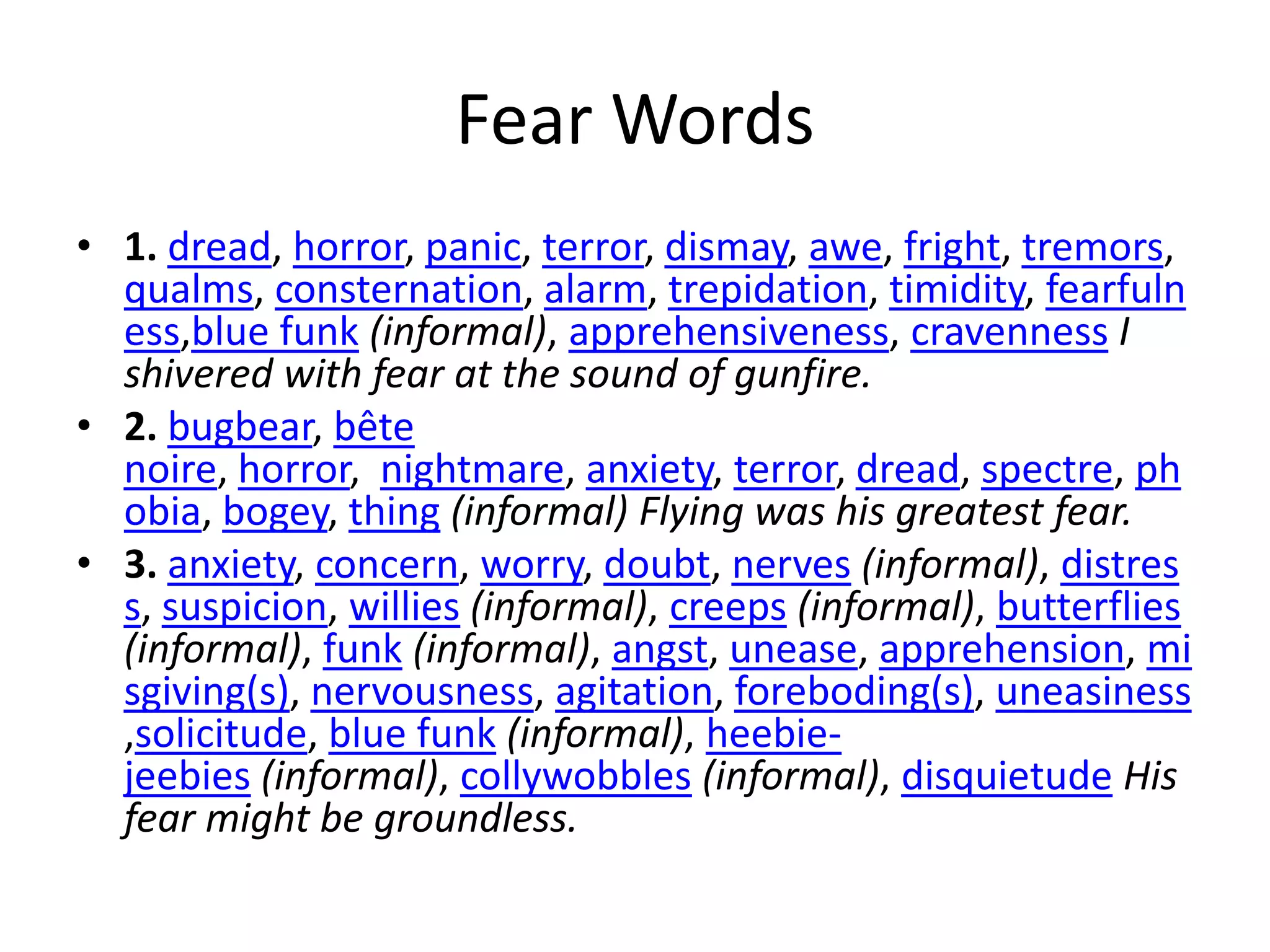 Fear | PPT