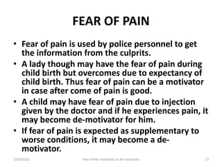 Fear | PPT