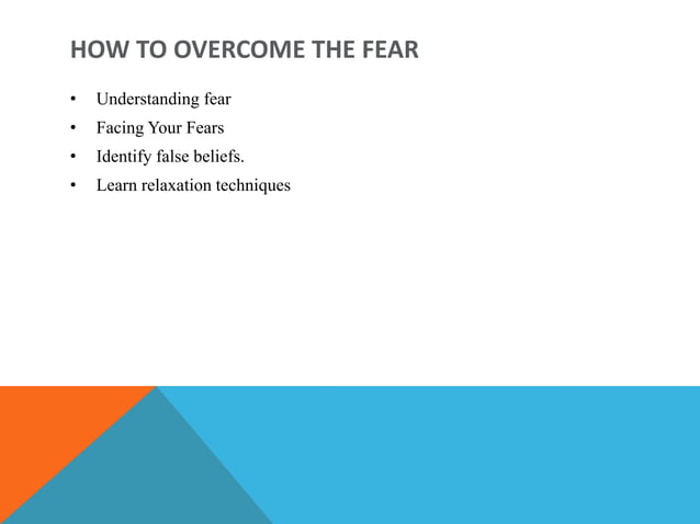 Fear and types of Fear | PPTX | Mental Health | Diseases and Conditions