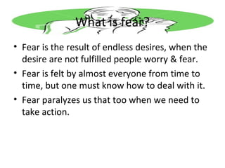 Fear | PPT