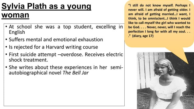 Sylvia plath: Her Life and Sufferings | PPT