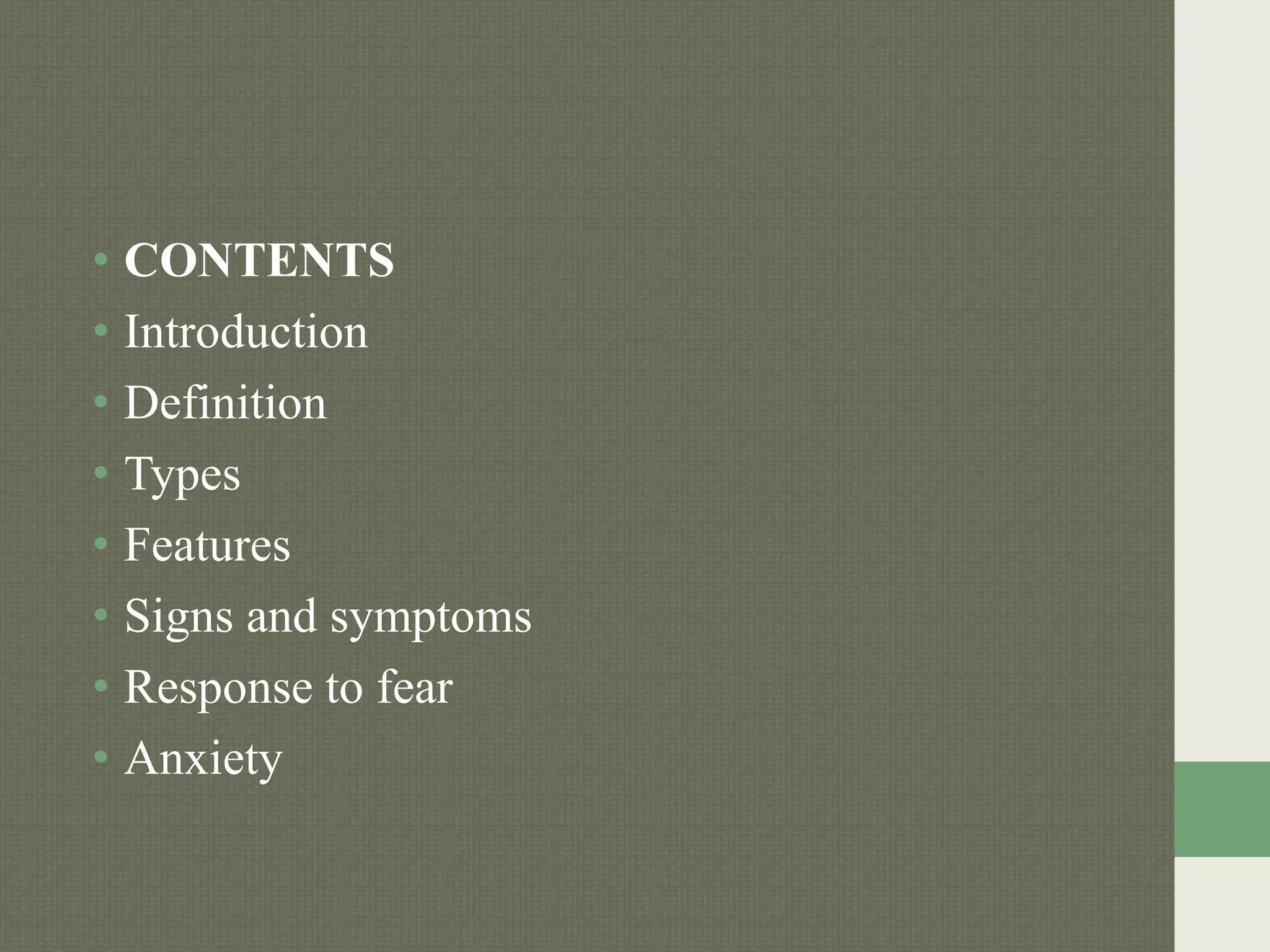 fear and its mnagement | PPTX