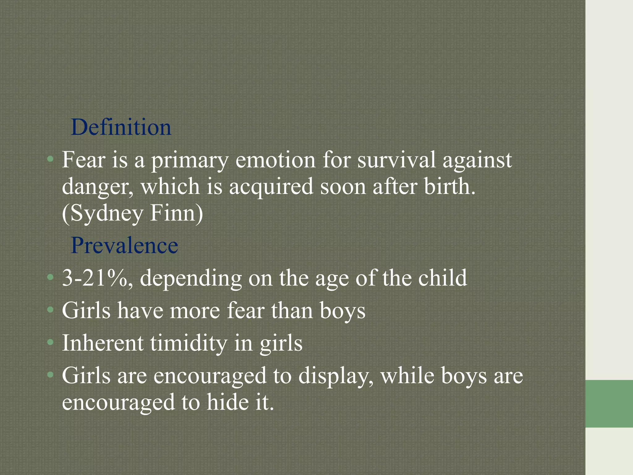 fear and its mnagement | PPTX