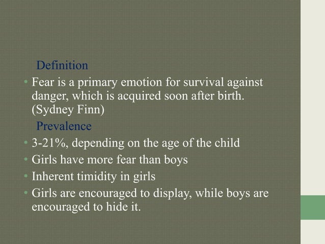 fear and its mnagement | PPTX