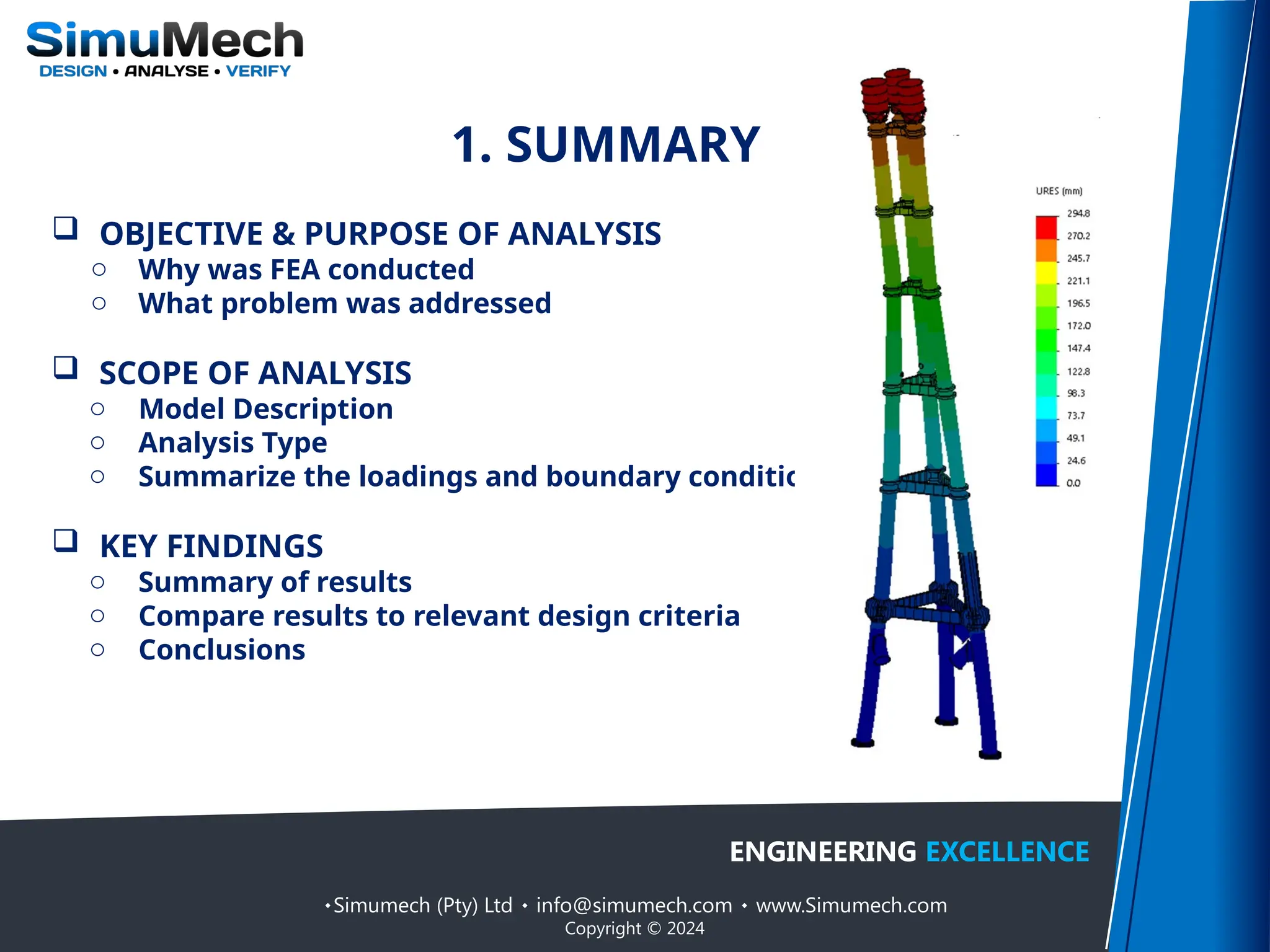 Key Elements of a Comprehensive FEA Report | PPTX