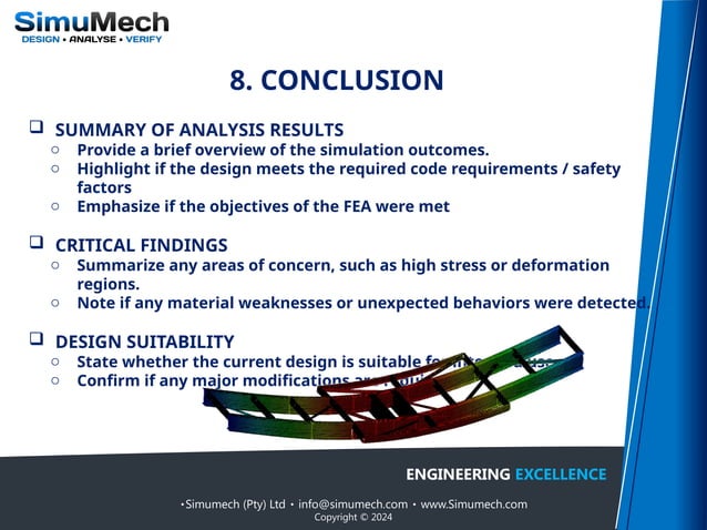 Key Elements of a Comprehensive FEA Report | PPTX