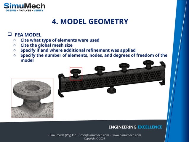 Key Elements of a Comprehensive FEA Report | PPTX