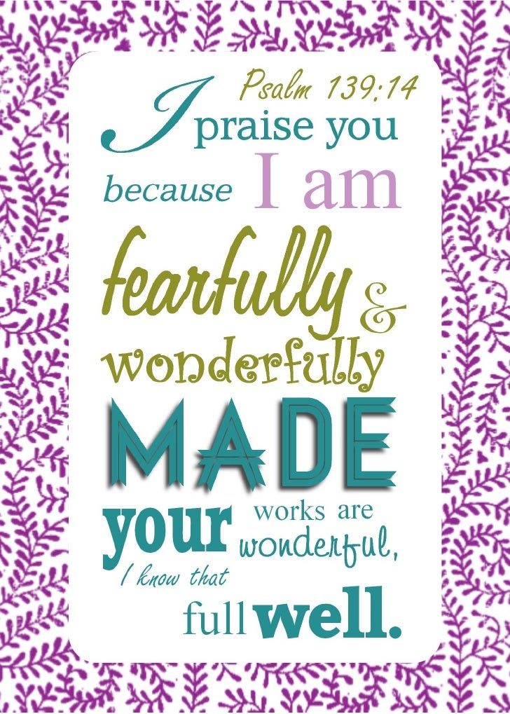 Psalm 139 14 Modern Scripture Printable Psalm 139 14 Modern Scripture Printable
