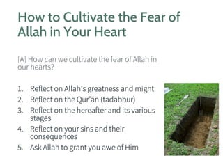 Fearing-Allah-is key to become muttaqi and its | PDF